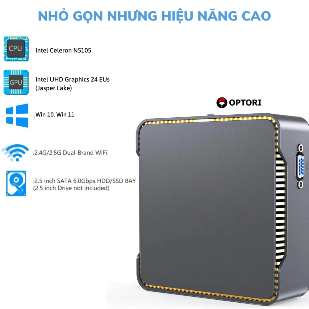 Máy Tính để Bàn Máy Chủ Server Mini Pc Intel Nuc Nipogi Pro