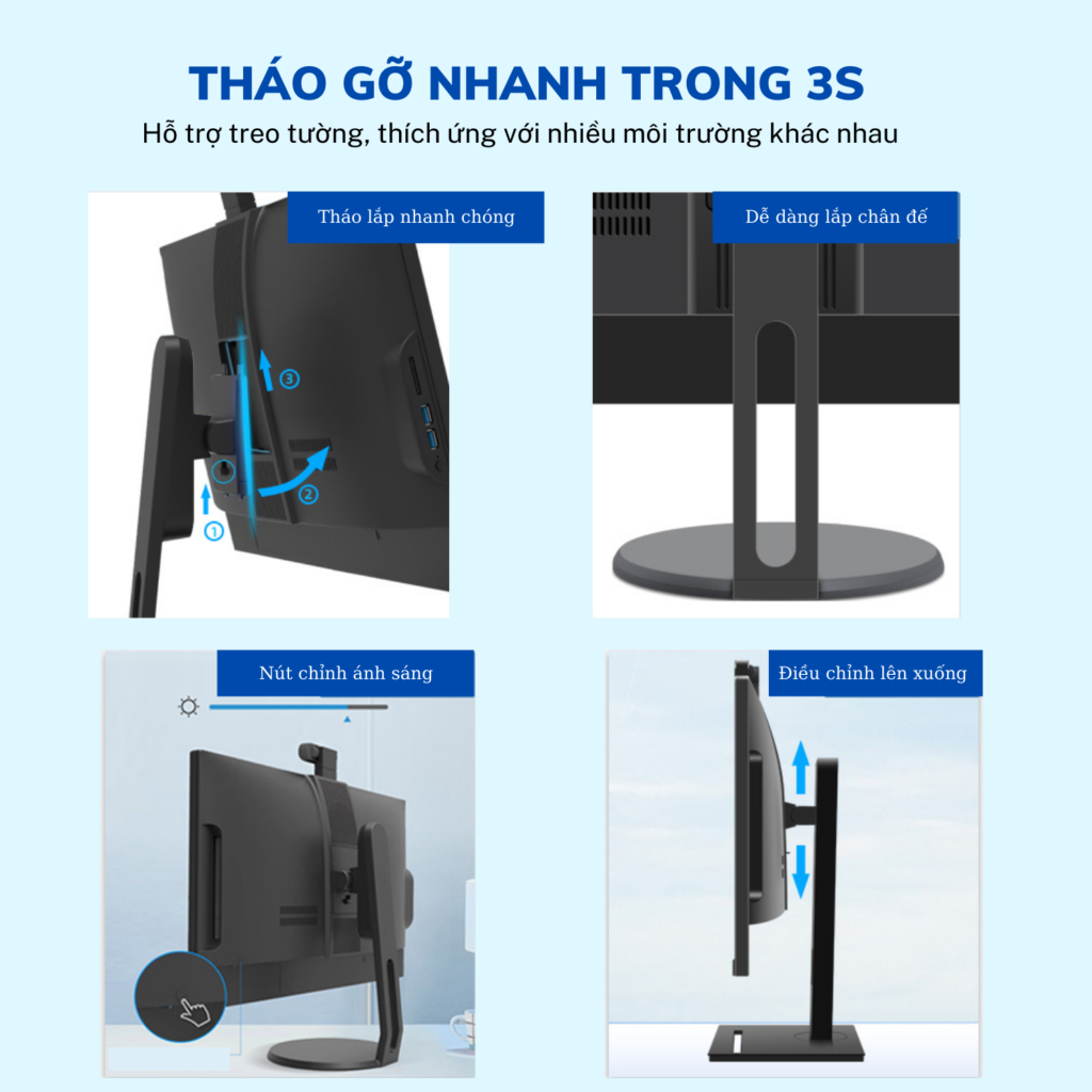 Máy tính all in one - PC Gaming - INTEL I5 10500H 6 lõi 12 luồng