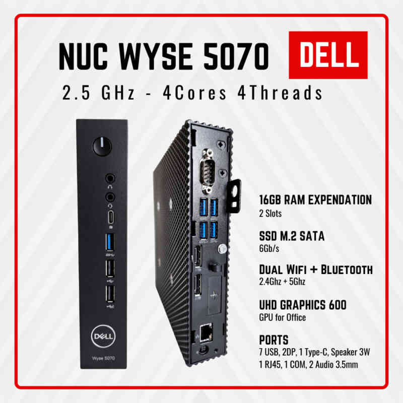 Máy tính để bàn - Máy chủ Server - Mini PC - Dell Wyse 5070 Thin Client ...